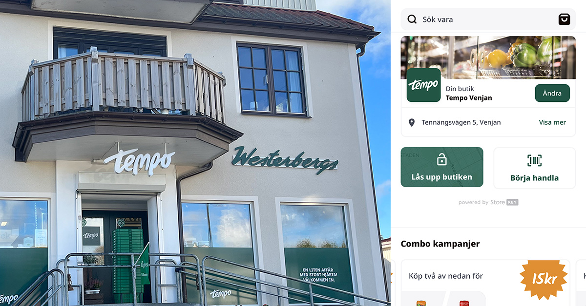 Tempo lanserar hybridlösning för obemannade öppettider | Axfood